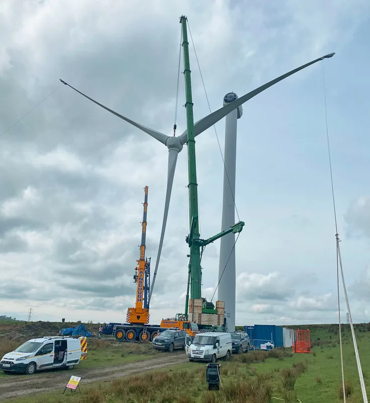 Turbine work completed at Armistead Wind Farm - OnPath Energy